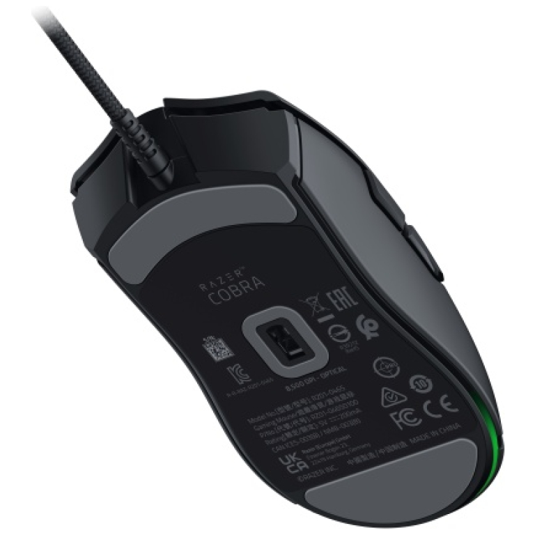 Razer Cobra Gaming Mouse Wired, USB Type-A, Optical 8500 DPI, Black ...
