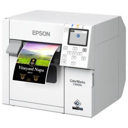 Epson ColorWorks CW-C4000e (bk) Label Printer Inkjet Colour 100 mm/sec ...
